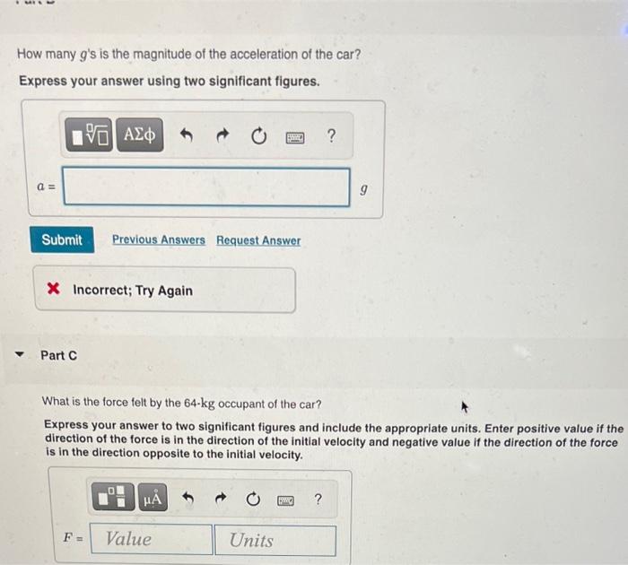 Solved Calculate the acceleration of a 1400-kg cat that | Chegg.com