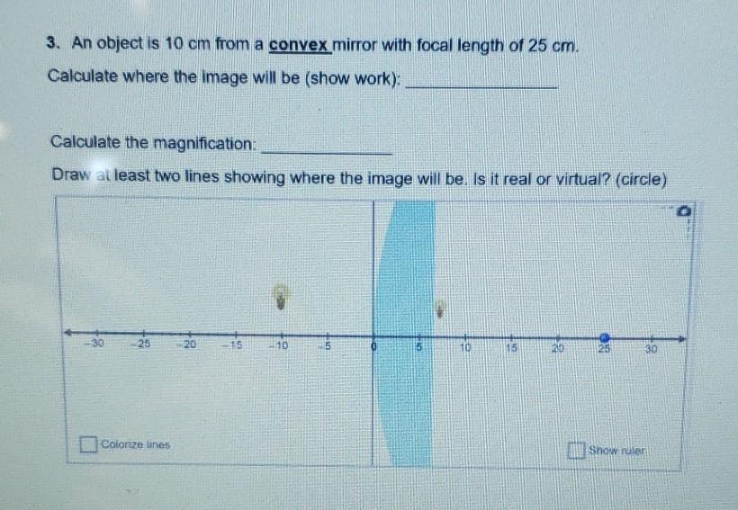 Solved AP Physics 2 Name Mirrors When a light ray hits a | Chegg.com