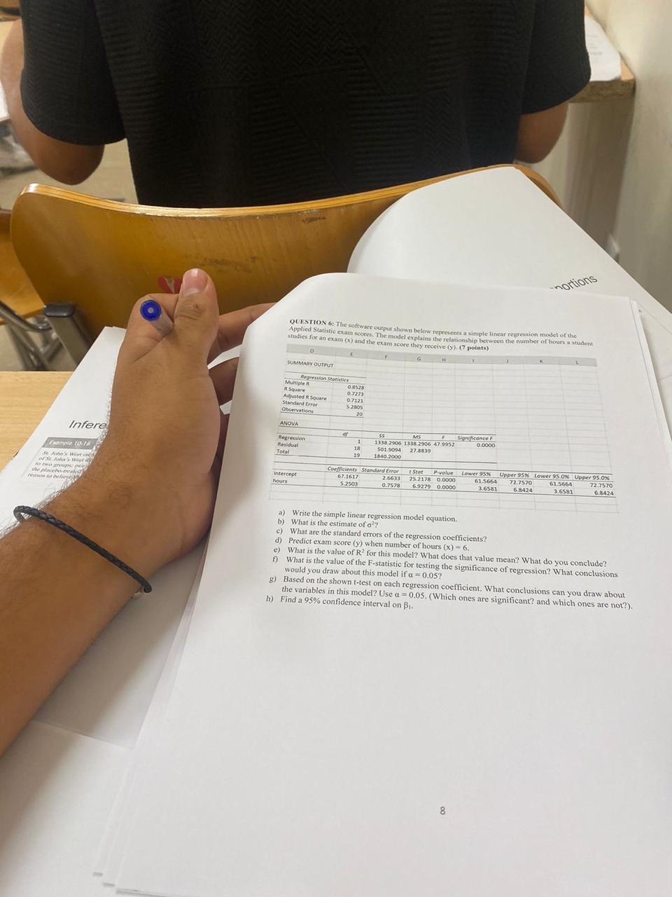 Solved A ﻿write The Simple Linear Regression Model