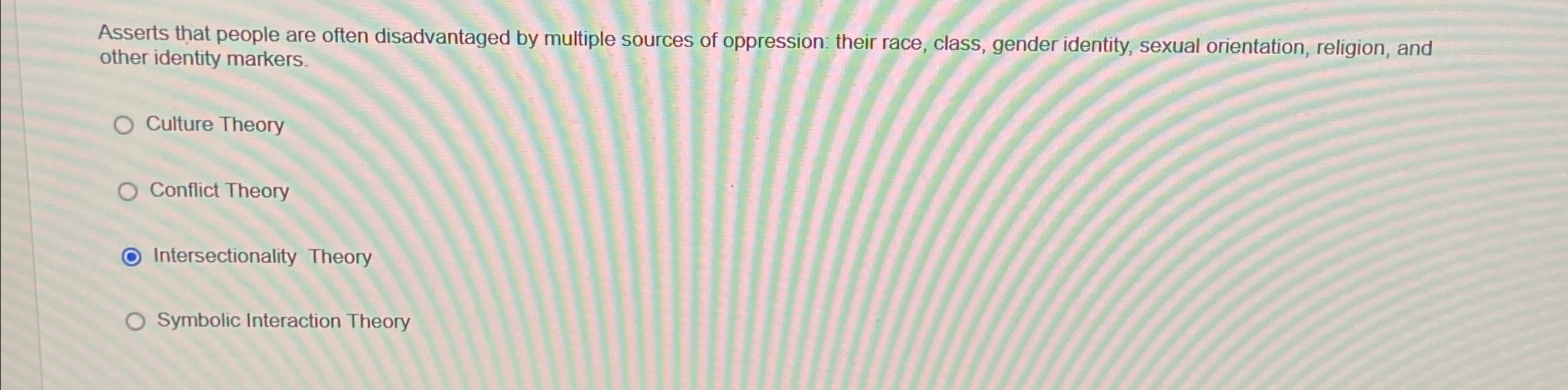 Solved Asserts that people are often disadvantaged by | Chegg.com