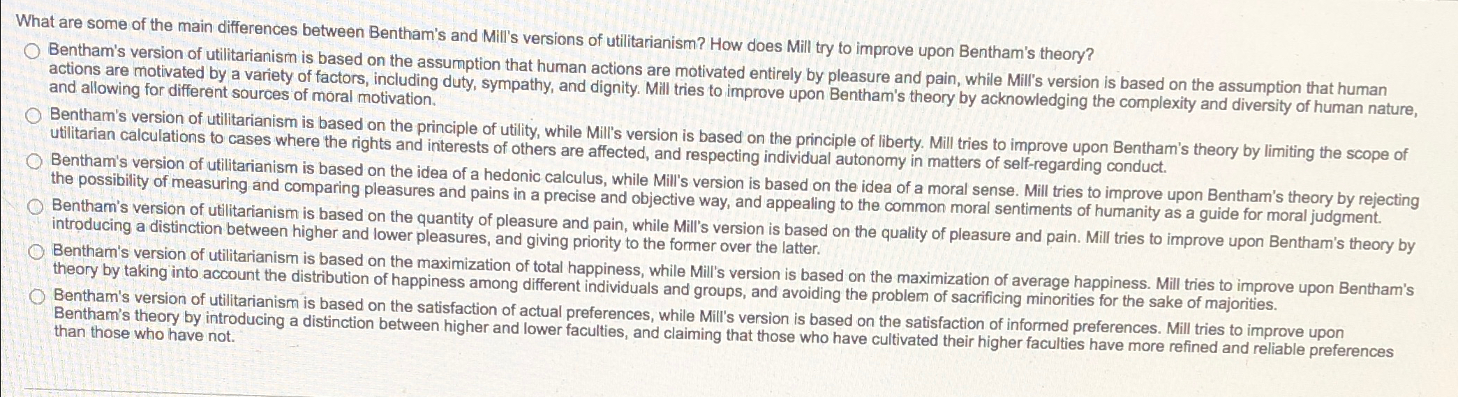 Solved What are some of the main differences between | Chegg.com