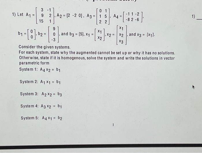 Solved 1) Let | Chegg.com