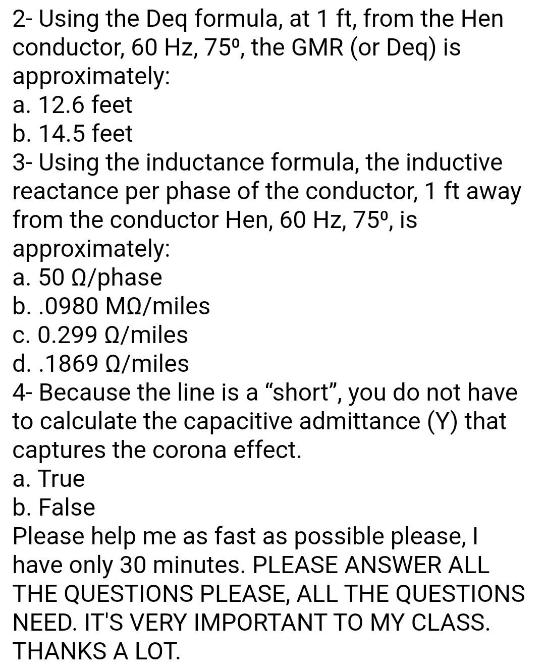 Solved Using the following diagram: The conductors of a | Chegg.com