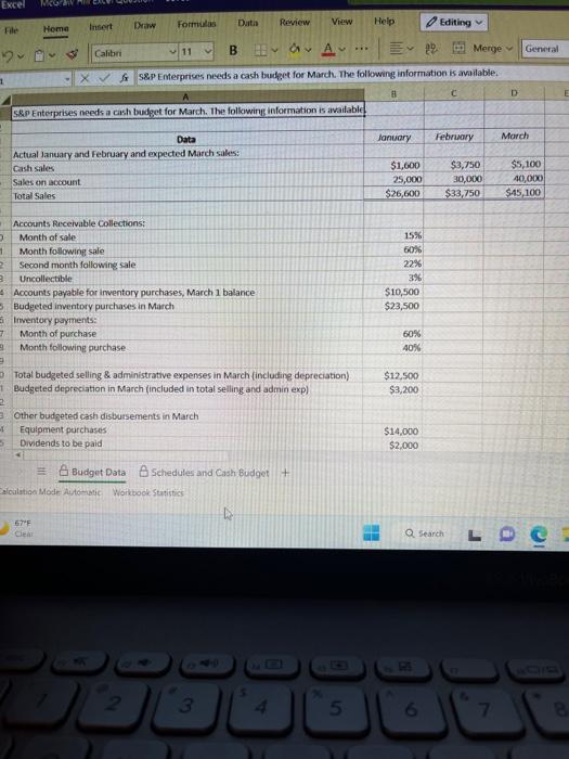 Solved Please help me fill the highlighted cells with the | Chegg.com