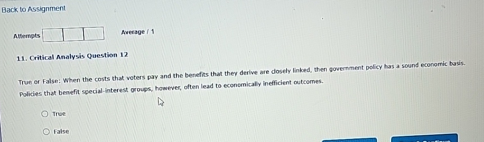 Solved Back to AssignmentAttemptsAverage / 111. ﻿Critical | Chegg.com