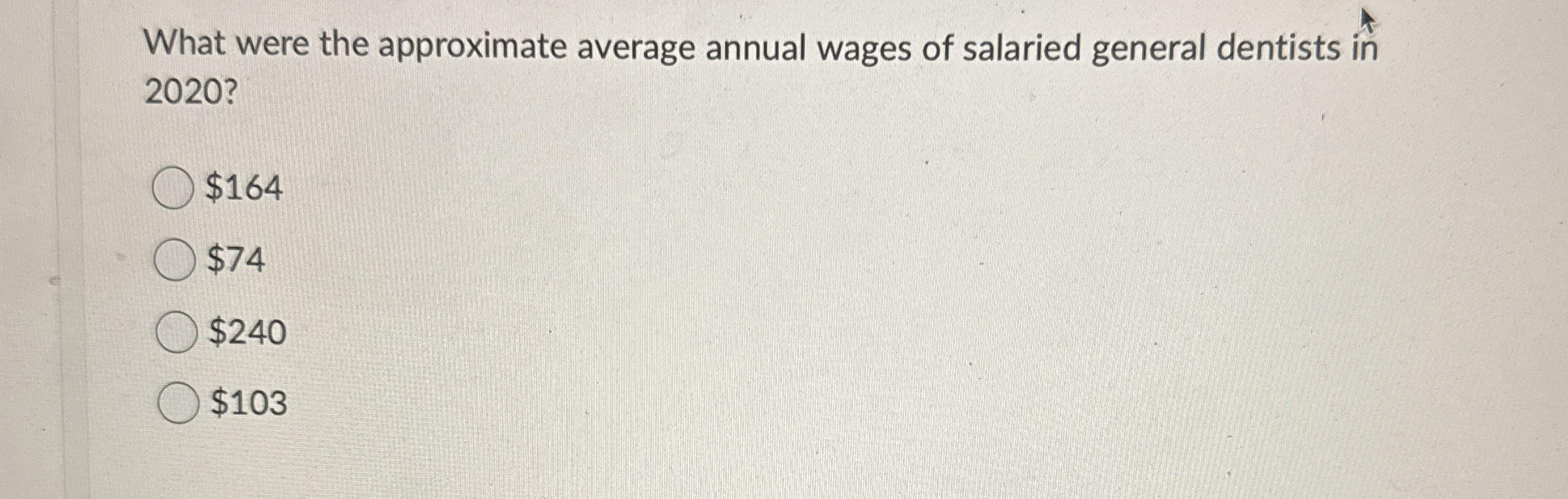 Solved What were the approximate average annual wages of | Chegg.com