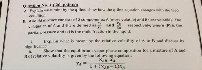 Solved Question No. 1 ( 20 points): A. Explain what mint by | Chegg.com