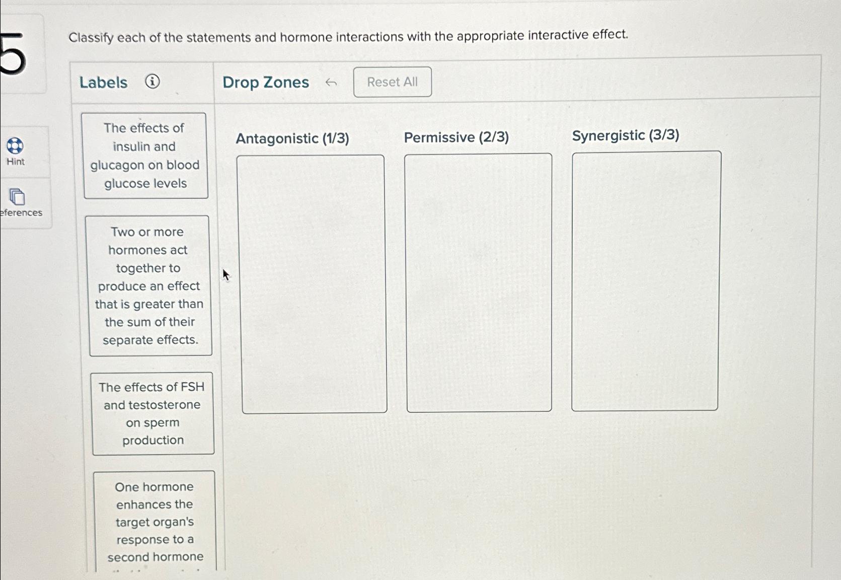 Solved Classify each of the statements and hormone | Chegg.com