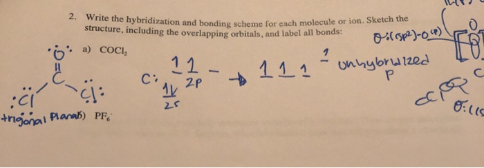 Solved can u help show me how to do part b)PF6- by writing | Chegg.com