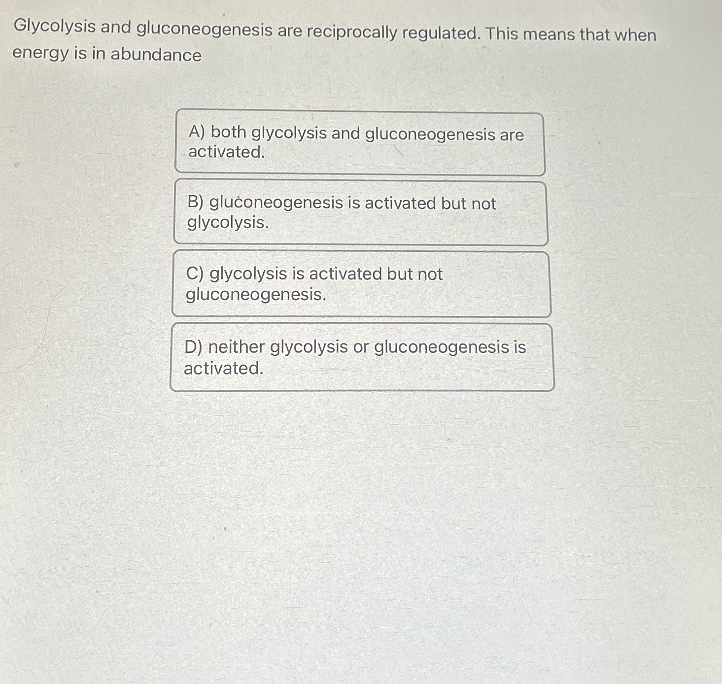 Solved Glycolysis and gluconeogenesis are reciprocally | Chegg.com