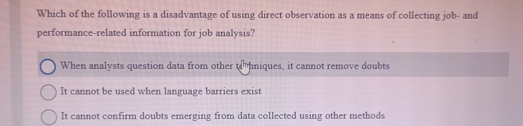 Solved Which of the following is a disadvantage of using | Chegg.com