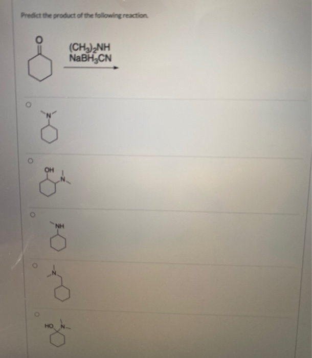 Solved Predict the product of the following reaction | Chegg.com