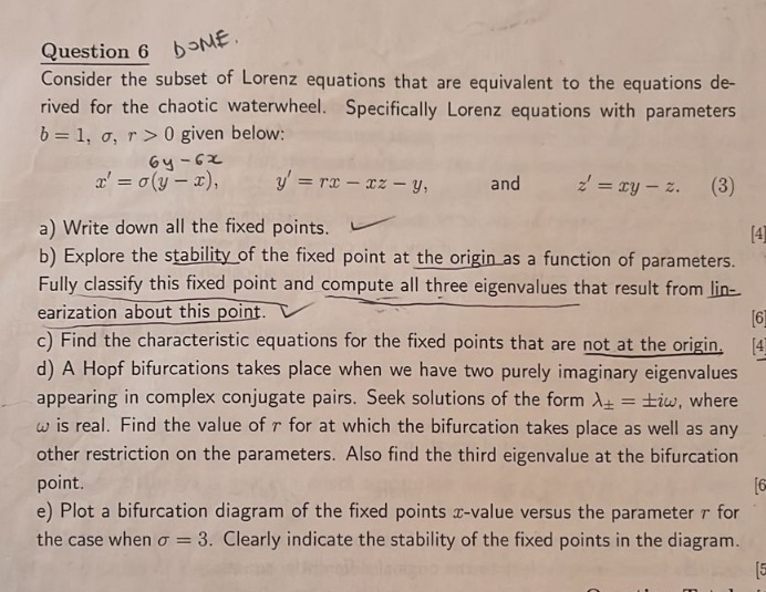 Solved Question 6. ﻿solve this dynamical system problem. | Chegg.com