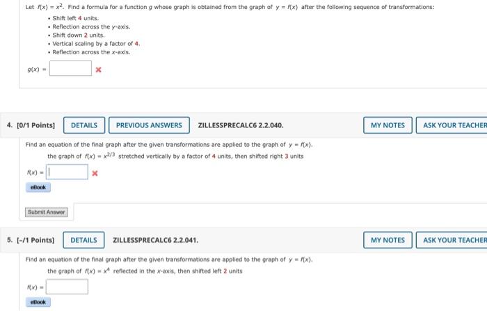 Solved Let f(x)=x2. Find a formula for a function g whose | Chegg.com