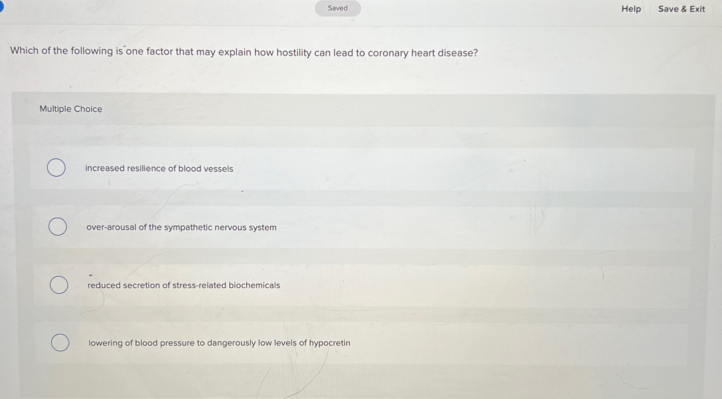 Solved HelpSave & ExitWhich of the following is one factor | Chegg.com