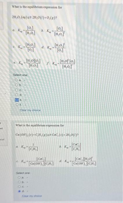 Solved can someone tell me if these are correct because i | Chegg.com