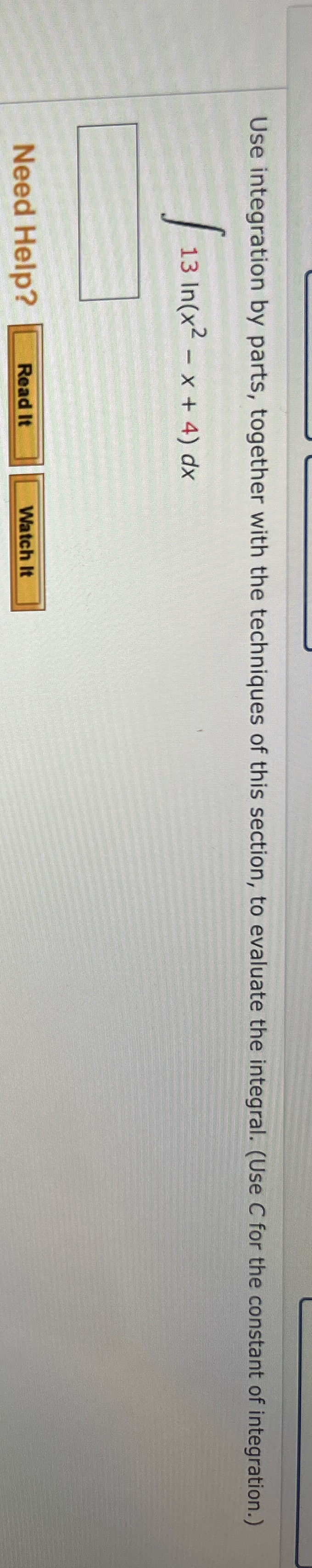 Solved Use integration by parts, together with the | Chegg.com