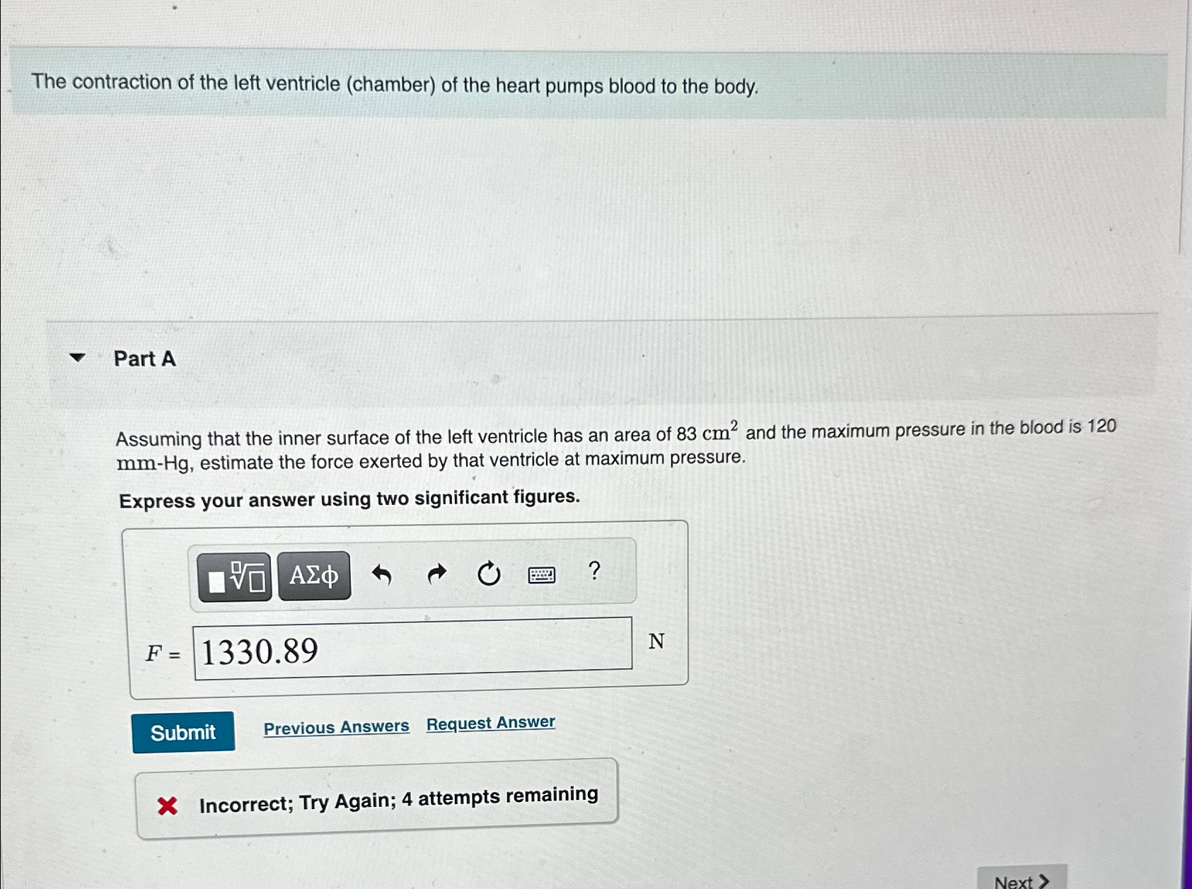 Solved The contraction of the left ventricle (chamber) ﻿of | Chegg.com