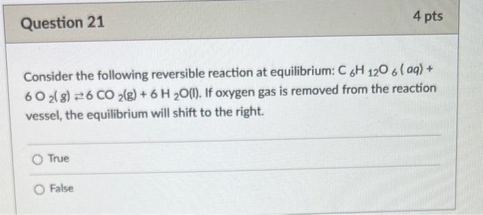 Solved Consider the following reversible reaction at | Chegg.com