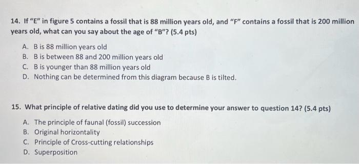 Solved 13. Figure 5: put the letters in order of occurrence. | Chegg.com