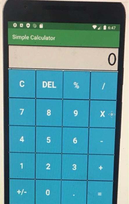 Solved Implement This Simple Calculator In Dart Programming