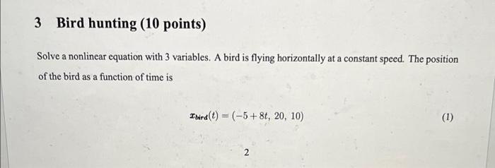 Solved plz using python and physics idea to do this | Chegg.com