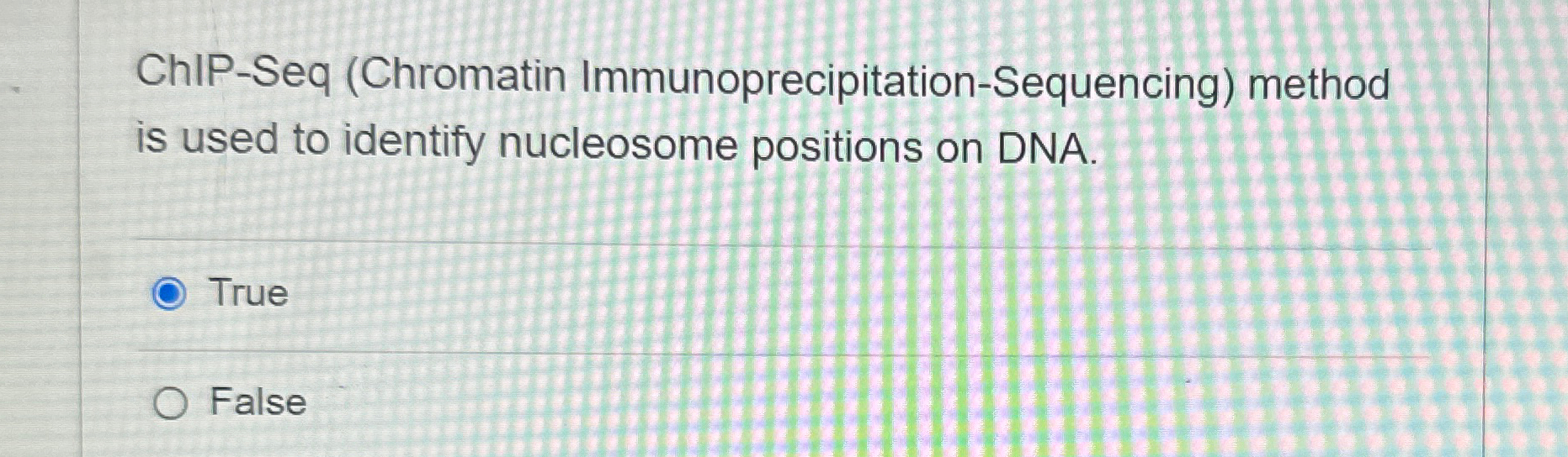 Solved ChIP-Seq (Chromatin Immunoprecipitation-Sequencing) | Chegg.com
