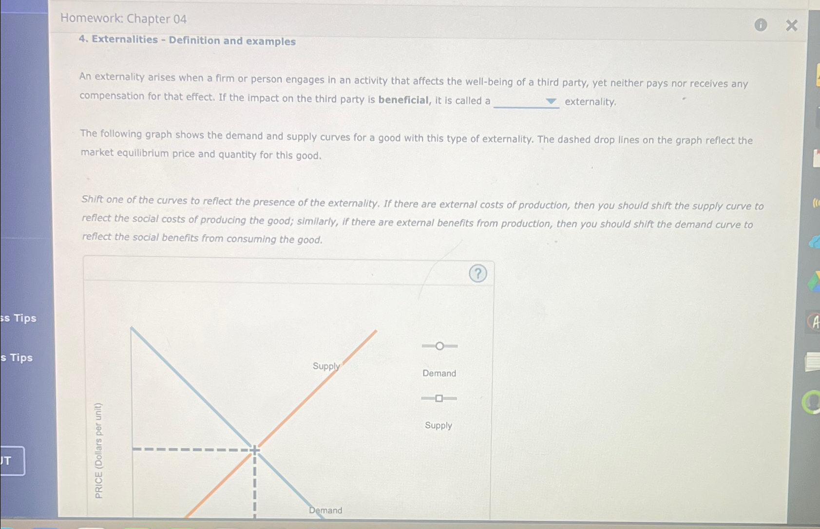 Solved Homework: Chapter 044. ﻿Externalities - ﻿Definition | Chegg.com