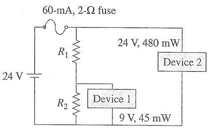 Solved Two Delicate Devices are rated as shown in the | Chegg.com