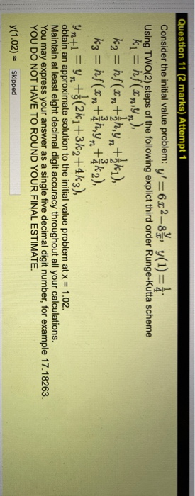 Solved Question 13 (3 marks) Attempt 1 An autonomous system | Chegg.com
