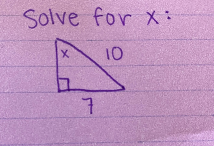 Solved Solve for X: | Chegg.com