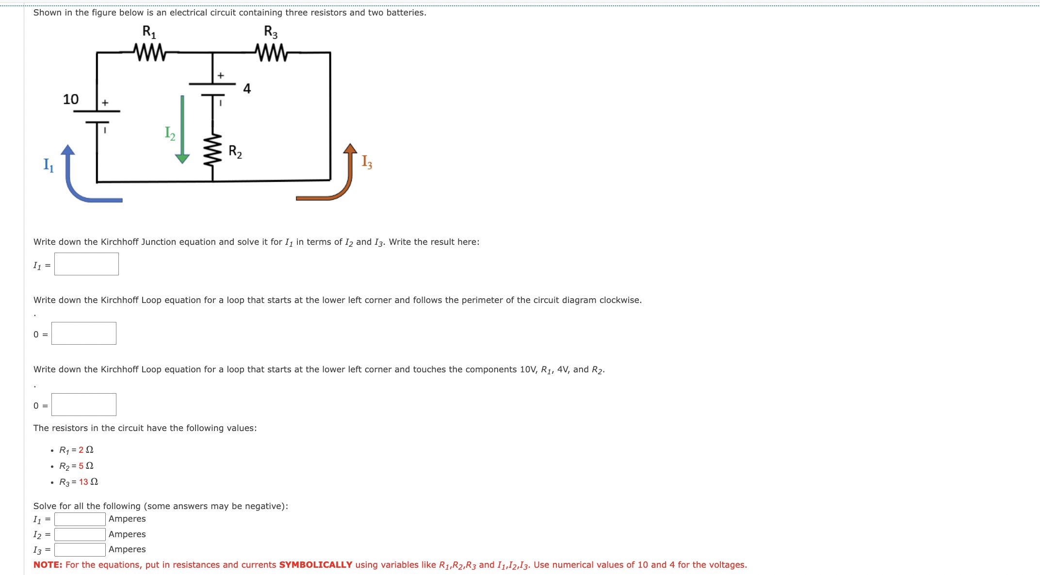 Solved Shown in the figure below is an electrical circuit | Chegg.com