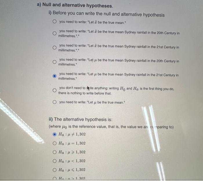 Solved please explain how to do part c i , ii for the p | Chegg.com