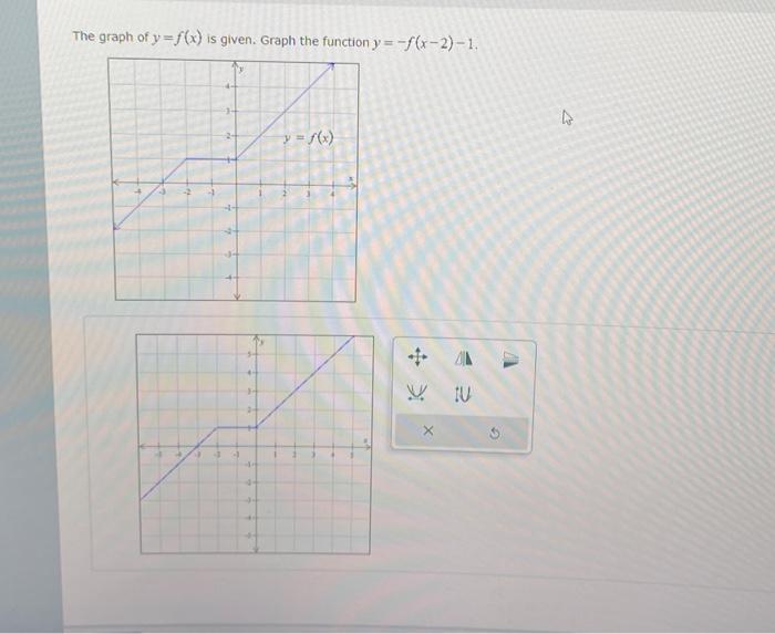 Solved The graph of y=f(x) is given. Graph the function | Chegg.com