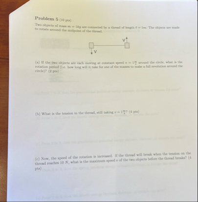 Solved Problem 5 ( 10 ﻿pts ) ﻿to retnte aroust the midpoiat | Chegg.com