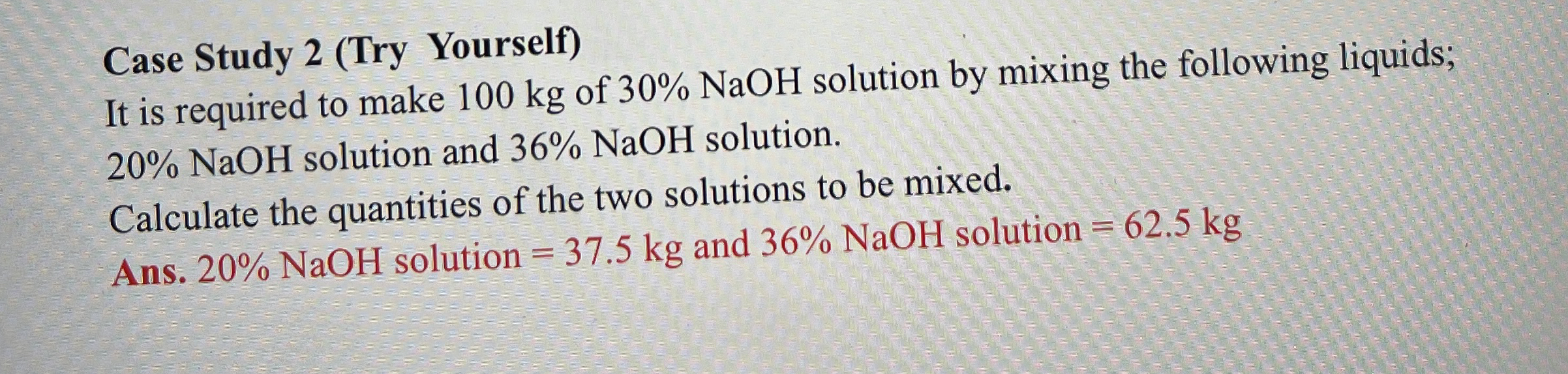 Solved Case Study 2 (Try Yourself)It is required to make 100 | Chegg.com