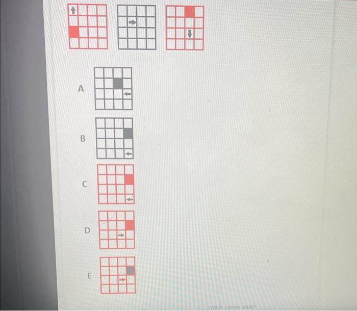 Solved Which comes next? | Chegg.com