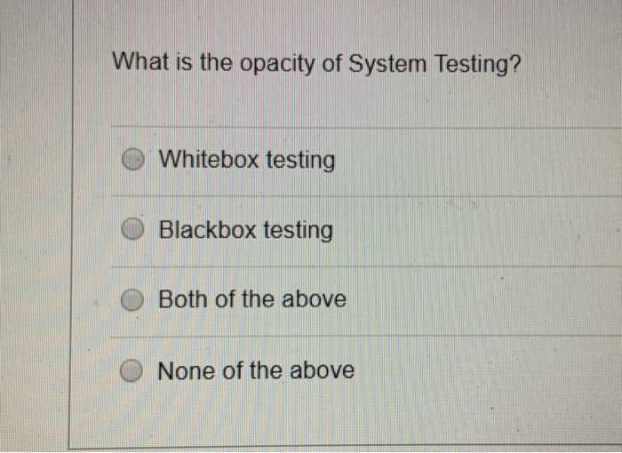 Solved In the context of Integration Testing, a component | Chegg.com