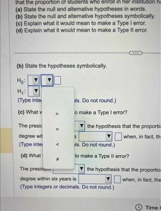Solved i also posted the what the drop box answer choices | Chegg.com