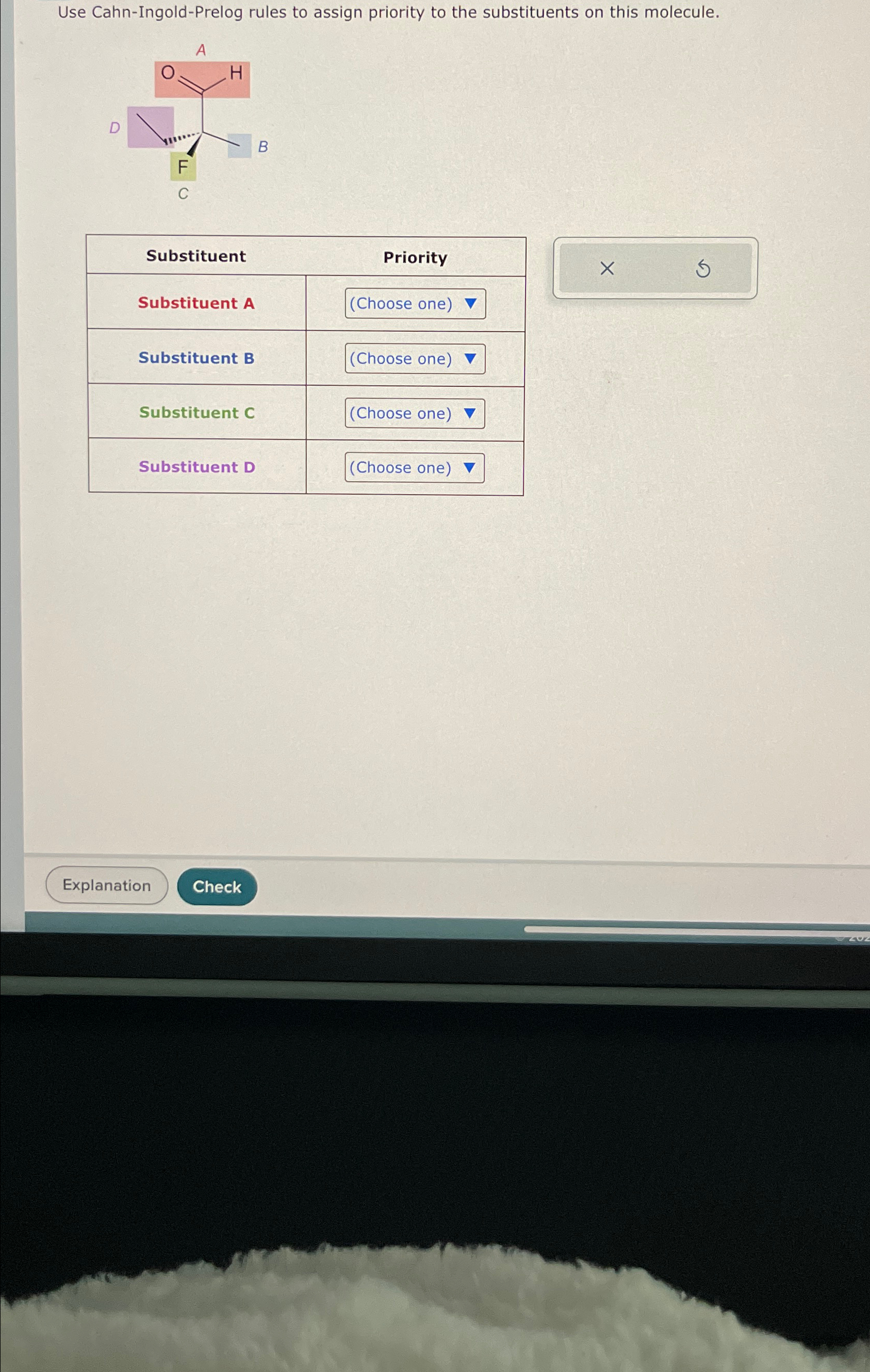 Solved Use Cahn-Ingold-Prelog rules to assign priority to | Chegg.com