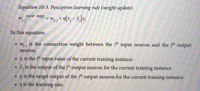 Solved 4. 12 points Let's consider the Perceptron algorithm | Chegg.com