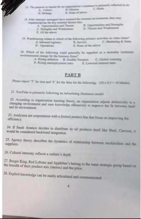 Solved AO CS E Am Ahod D. Open 20. Which of the following | Chegg.com