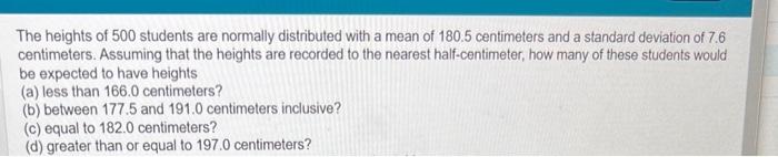 Solved answer part b, c, and d for me (answer isnt 285 for | Chegg.com