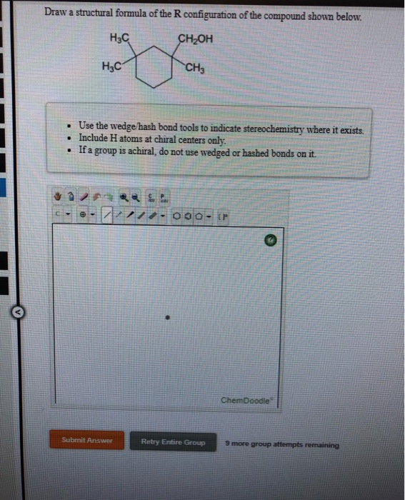Solved Draw a structural formula of the RS configuration of | Chegg.com