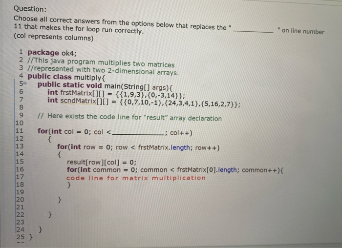 Solved Question: Choose all correct answers from the options | Chegg.com
