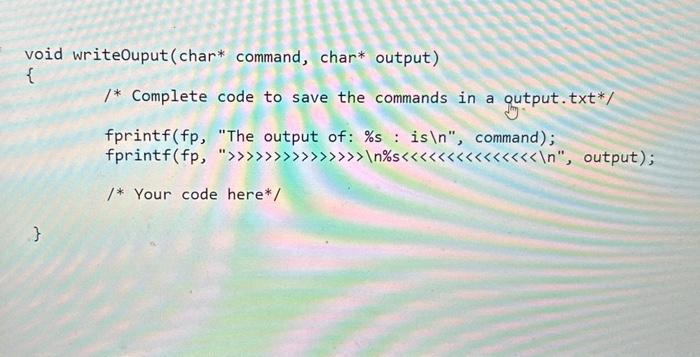 Solved In C, write a program (name it "process | Chegg.com