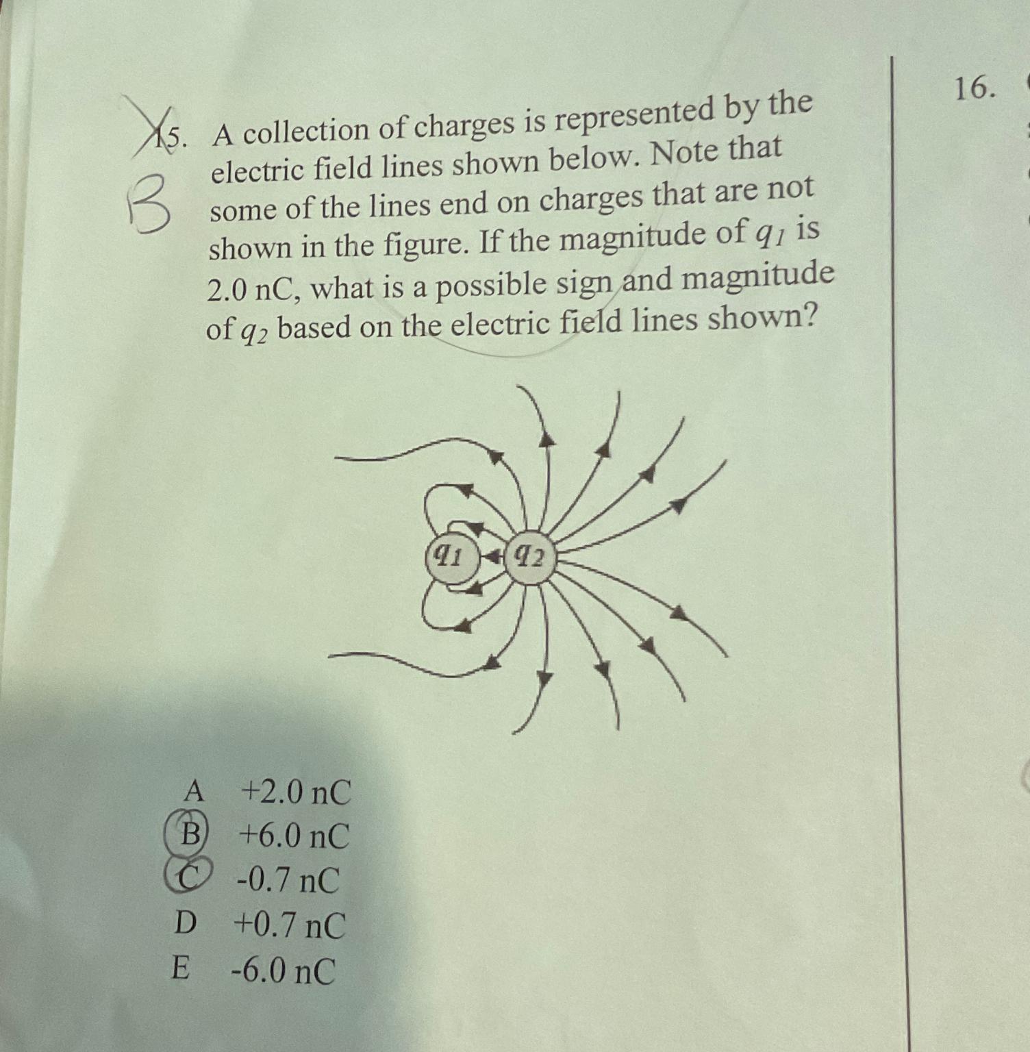 Solved A collection of charges is represented by the | Chegg.com