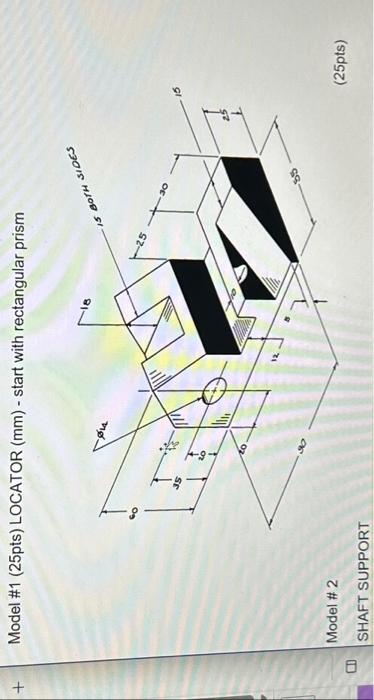 + Model #1 (25pts) LOCATOR (mm) - start with | Chegg.com