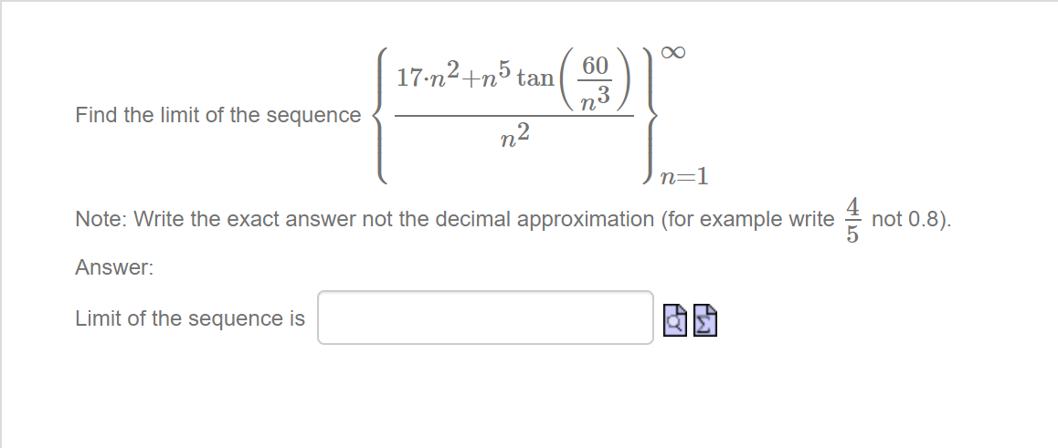 Solved Find the limit of the sequence | Chegg.com