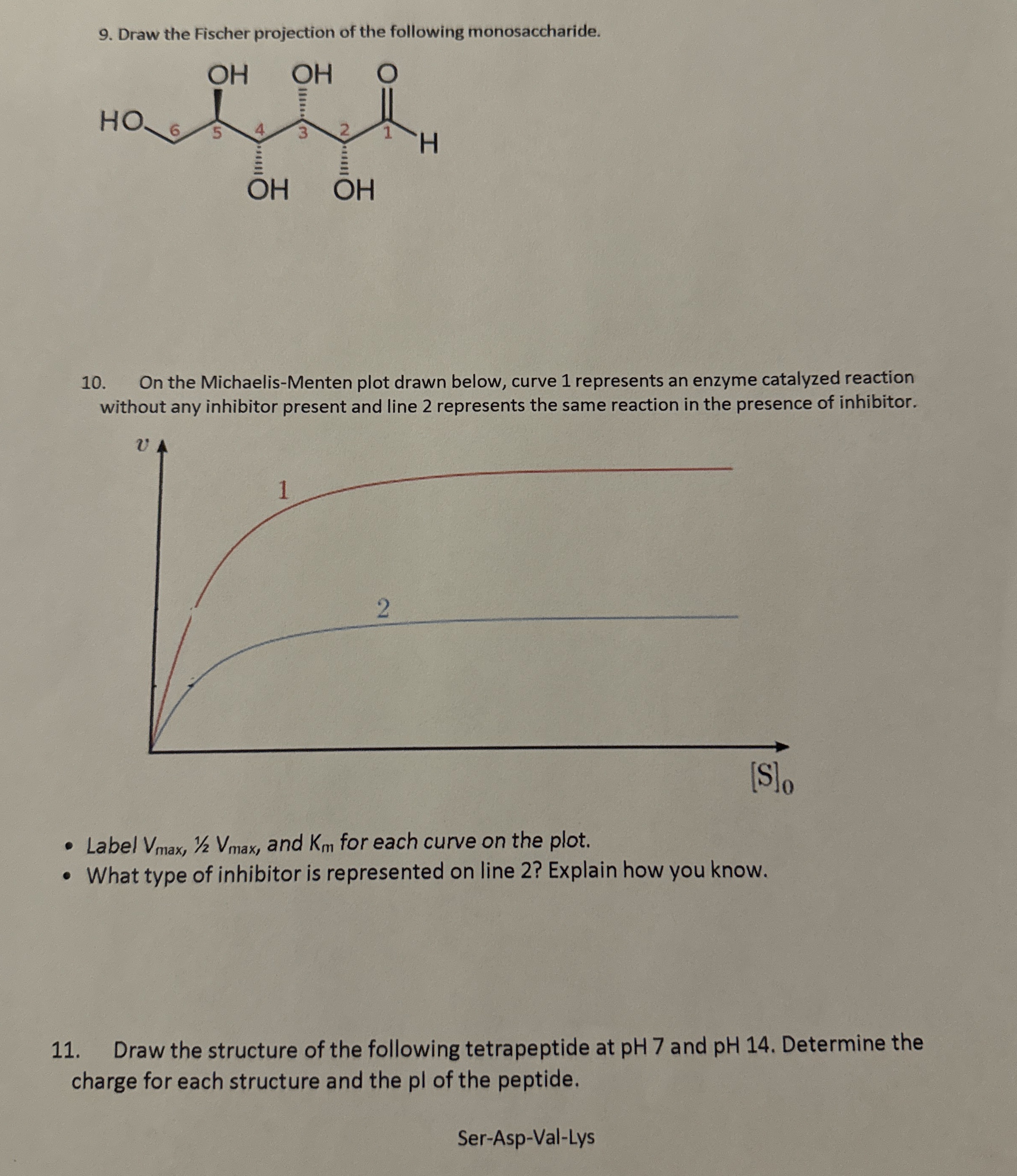 Solved Draw the Fischer projection of the following | Chegg.com
